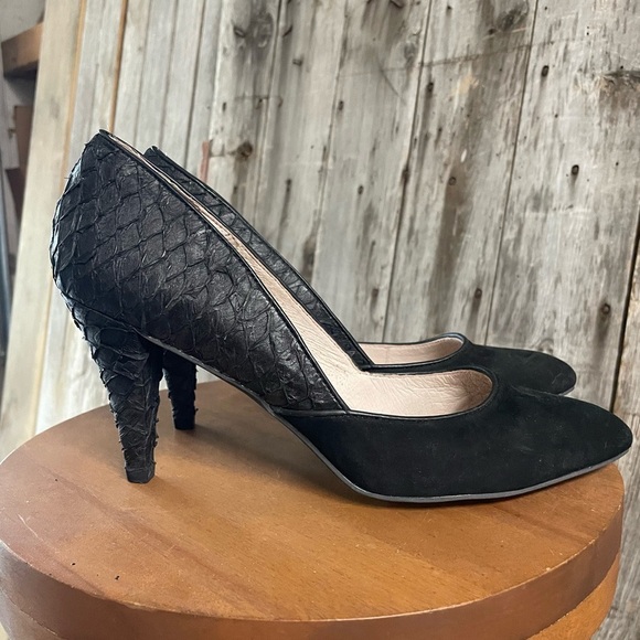 Anthropologie | Shoes | Anthropologie Faryl Robin Black Pump Size 95 ...